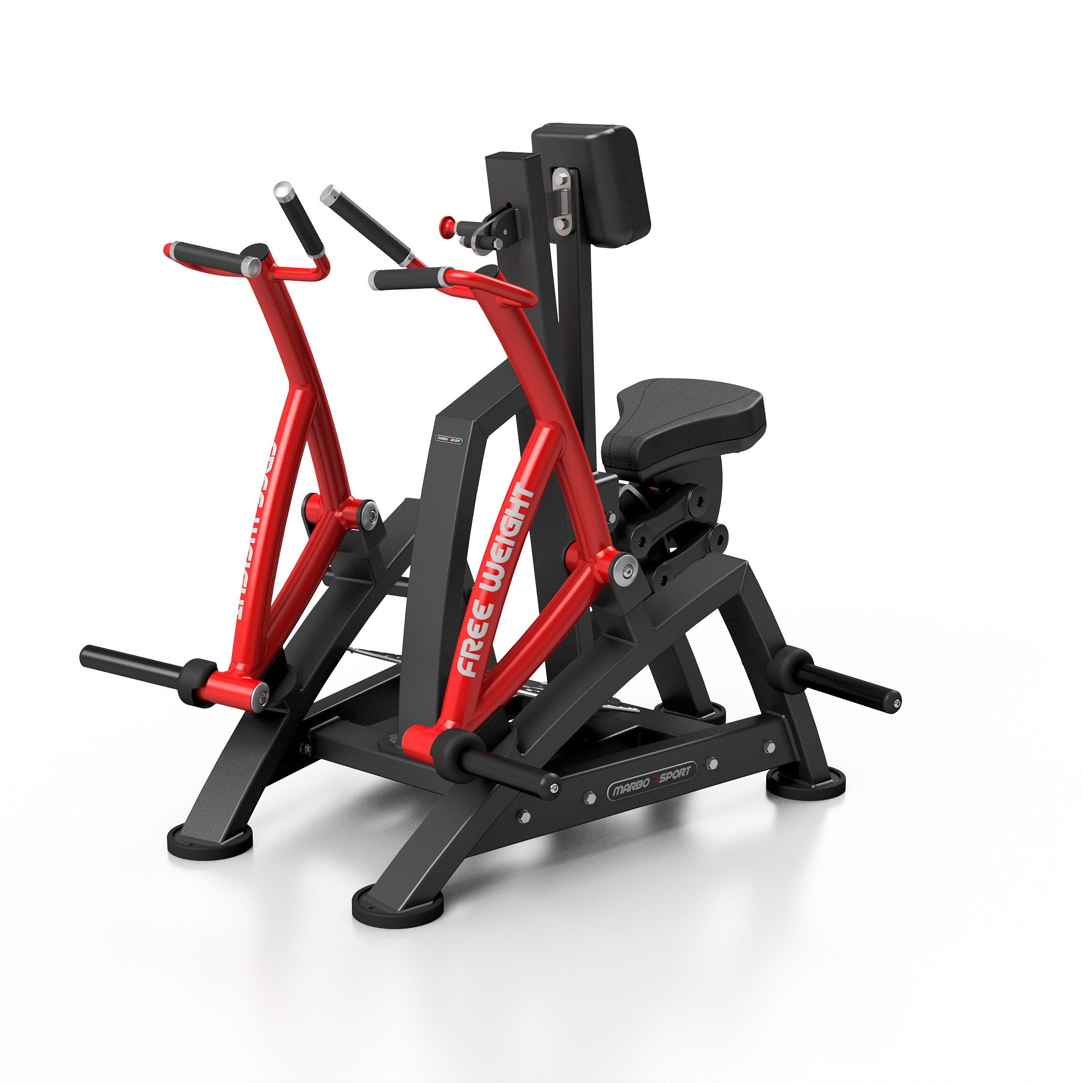 Maszyna na wolny ciężar na mięśnie pleców MF-U017 - Marbo Sport | Marbo ...