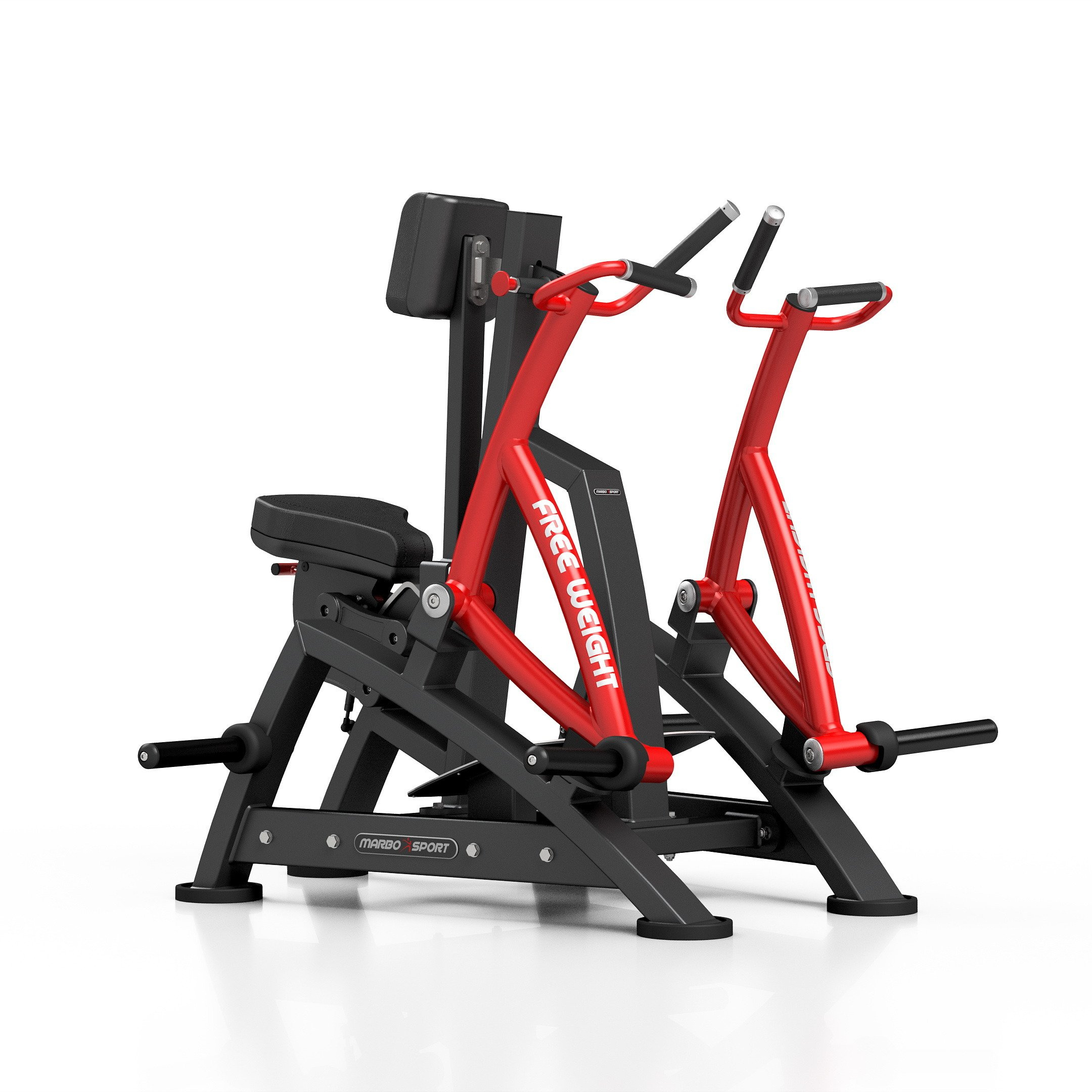 Maszyna na wolny ciężar na mięśnie pleców MF-U017 - Marbo Sport | Marbo ...